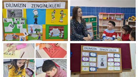 Ahmet Sapmaz Ortaokulu Anasınıfı Dilimizin Zenginlikleri Çalışmaları