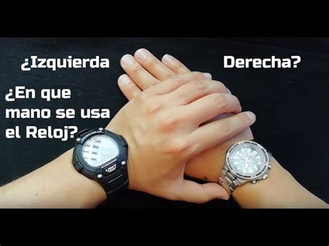 En Que Mano Se Pone el Reloj Hombre Educación para Padres e Hijos