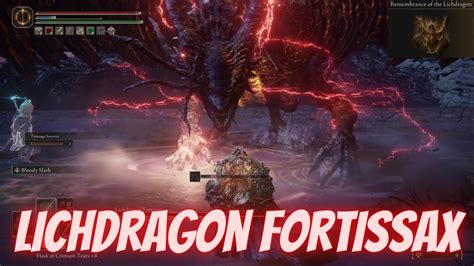 Elden Ring Lichdragon Fortissax Kill YouTube