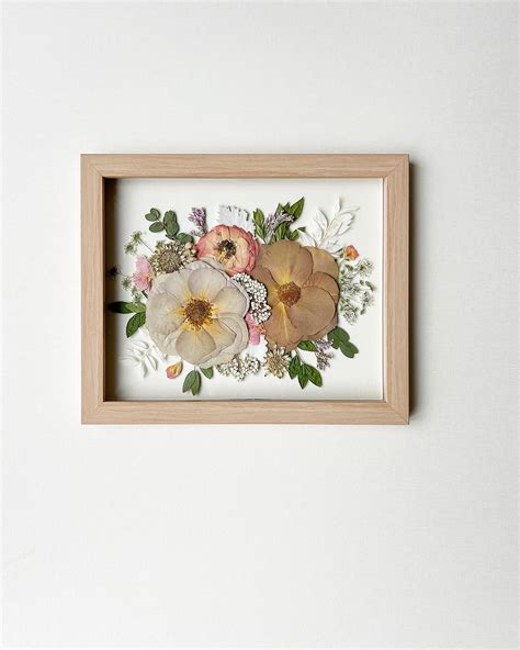 Framed Flowers Pressed Wedding Bouquets Heirloom Blooms Wedding