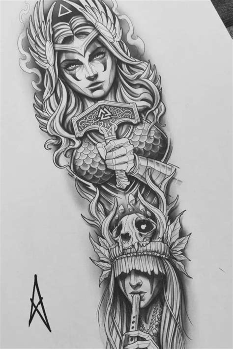 240 Magnificent Valkyrie Tattoos Ideas And Meaning 2022