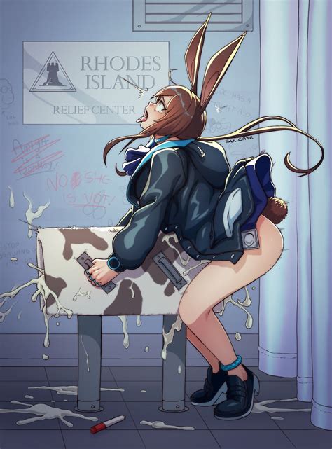 Rule 34 1futa Ahe Gao Amiya Arknights Arknights Artificial Vagina Ass Blush Bottomless