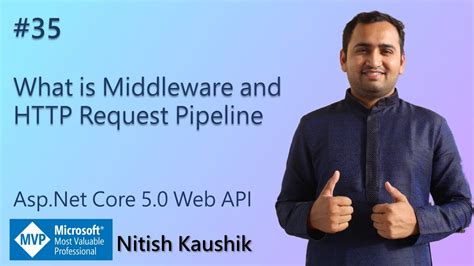 what is middleware and request pipeline asp core web api tutorial youtube