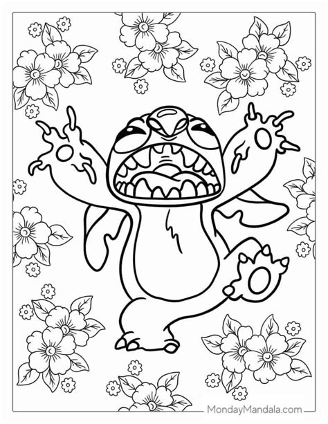 42 Lilo Stitch Coloring Pages Free Pdf Printables Artofit