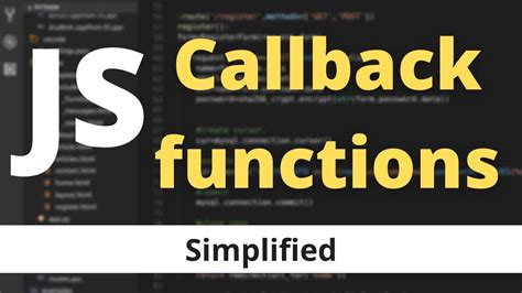 callback functions in javascript node js youtube