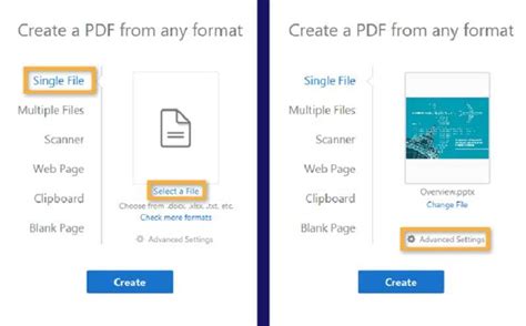 pasos para crear pdf con adobe pdf creator