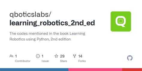 github qboticslabs learning robotics 2nd ed the codes mentioned in the book learning robotics