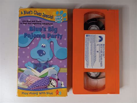 Blues Clues Blues Big Pajama Party VHS 1999 Blues Clues Special