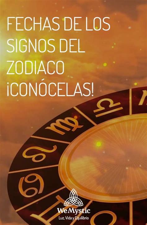 Fechas De Los Signos Del Zodiaco Con Celas Wemystic Signos Del