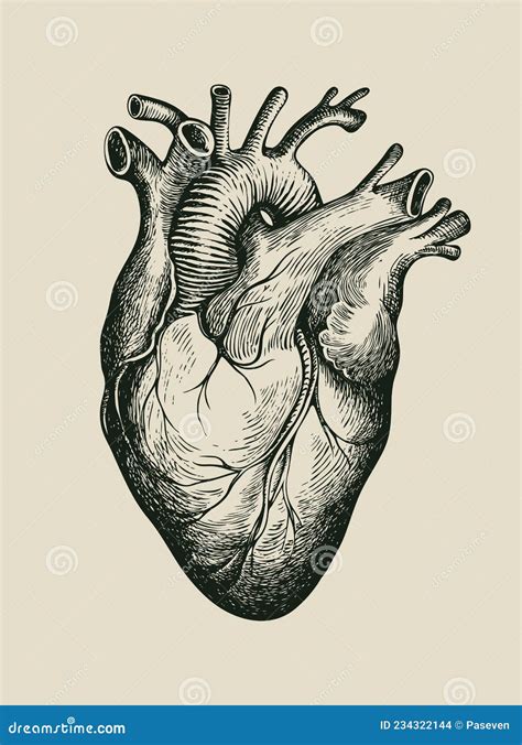 Human Heart Drawings In Pencil