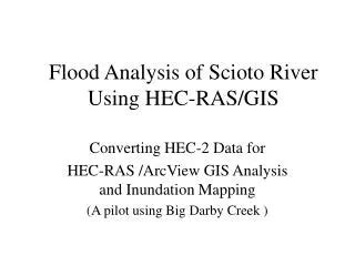 Ppt Floodplain Mapping Using Hec Ras And Arcview Gis Powerpoint