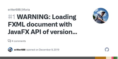WARNING Loading FXML Document With JavaFX API Of Version 11 0 1 By