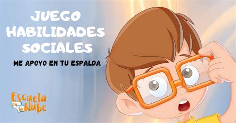 Juego habilidades sociales para niños Me apoyo en tu espalda