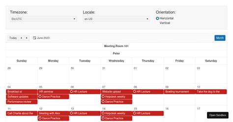 CNH Holiday Calendar Kendo Scheduler Test Codesandbox