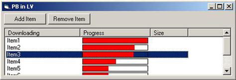 visual basic vb progressbar dans un listview codes sources