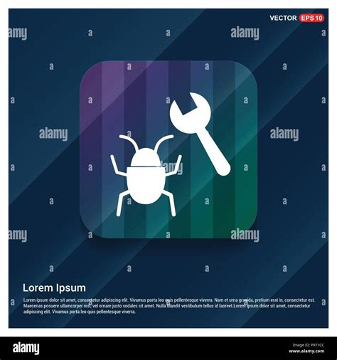 Bug Fixing Icon Stock Vector Image Art Alamy