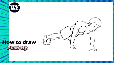 How To Draw Push Up Youtube