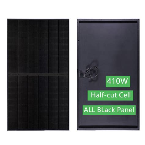 High Quality 410W Shingled Monocrystalline Full Black Solar Panel PV