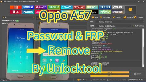 Oppo A Password Frp Remove By Unlocktool Youtube