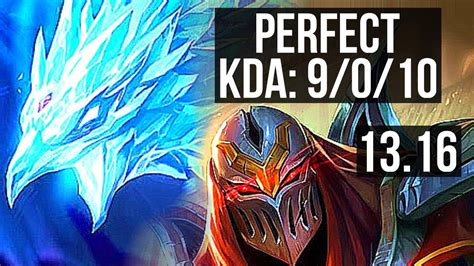 ANIVIA Vs ZED MID 9 0 10 Legendary 400 Games EUW Diamond 13