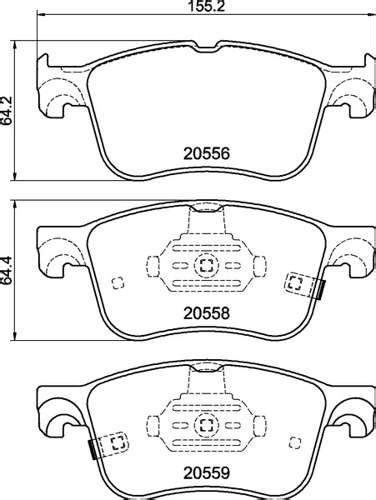 Klocki Hamulcowe Ford Focus Mk Kuga Mk Puma St Prz D Hella Pagid Ford