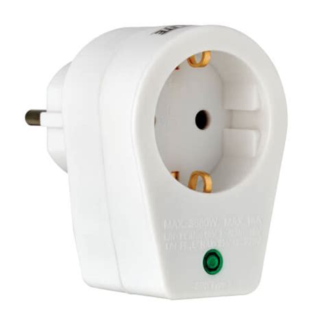 Surge Protector 1 Outlet German Type F Schuko 220 250V AC Eaton