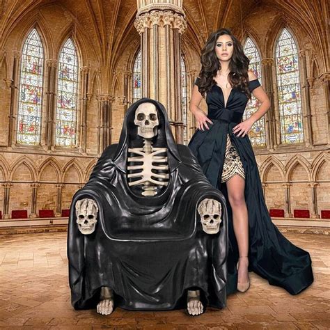 TOSCANO DESIGN Grim Reaper Chair Throne Chair Grim Reaper Design