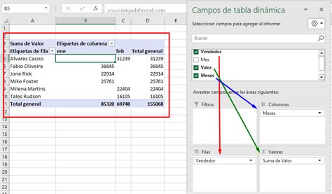C Mo Hacer Dos Tablas Din Micas En La Misma Hoja De Trabajo Ninja Del