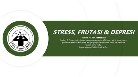 Stress Frustasi Depresi Youtube