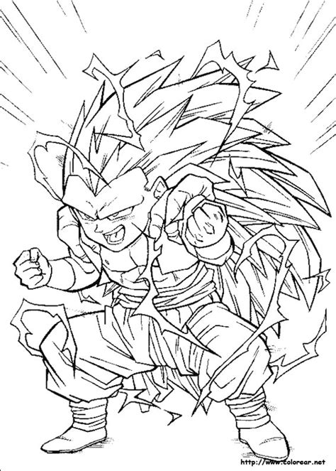 60 Imágenes de Dragon Ball Z para colorear dibujos Colorear imágenes
