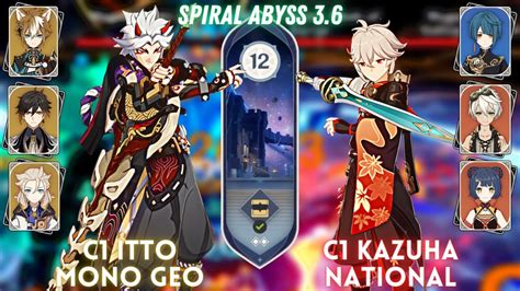 C Itto Mono Geo C Kazuha National Spiral Abyss Floor