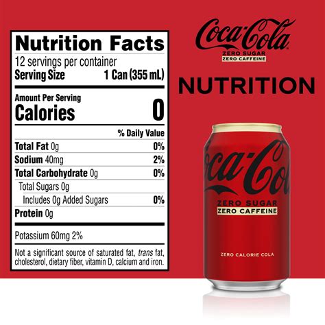 Coca Cola Zero Sugar Caffeine Free Coca Cola 52 OFF