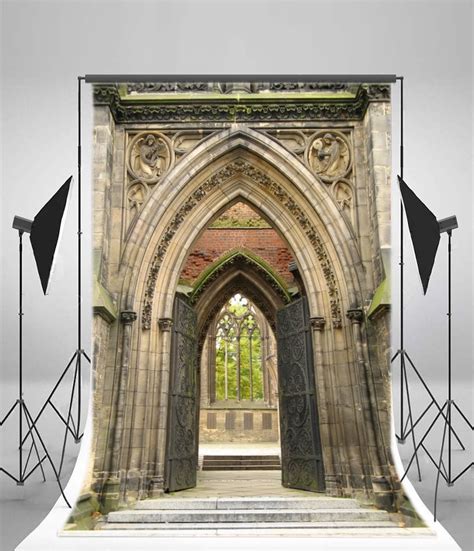 GreenDecor Church Backdrop 5x7ft Photography Background European