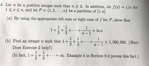 solved let n be a positive integer such that n