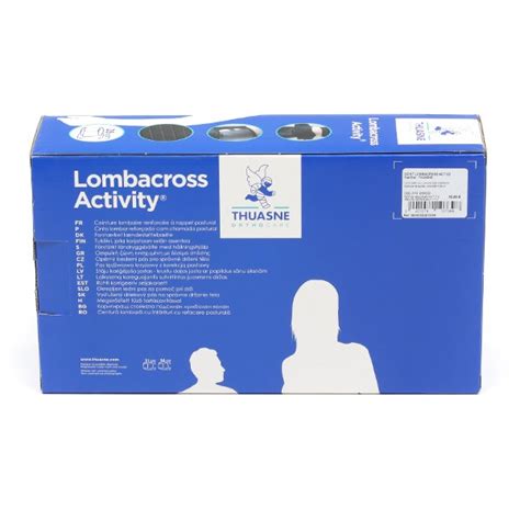 Ceinture Lombaire Lombacross Activity Thuasne Mal De Dos Sciatique