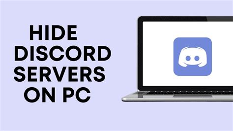 How To Hide Discord Servers On Pc Quick Easy Youtube
