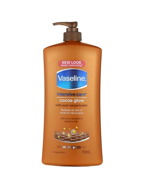 Vaseline Intensive Care Body Lotion Cocoa Glow 750ml Ally S Baske