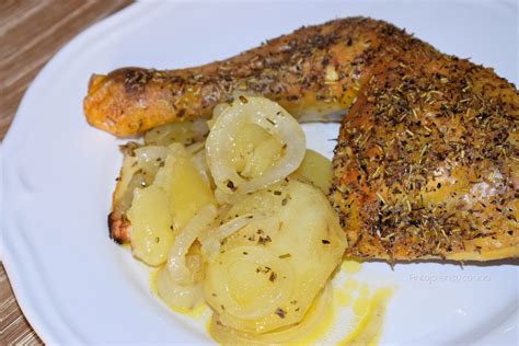 Pollo al horno con hierbas provenzales Receta fácil Rápida y Barata