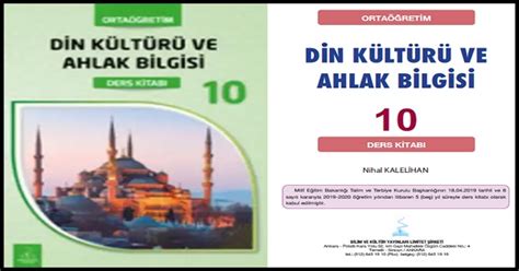 10 Sınıf Din Kültürü ve Ahlak Bilgisi Ders Kitabı Bilim ve Kültür