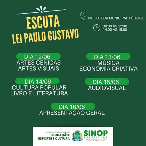 Prefeitura de Sinop promove nesta semana escuta pública sobre a Lei