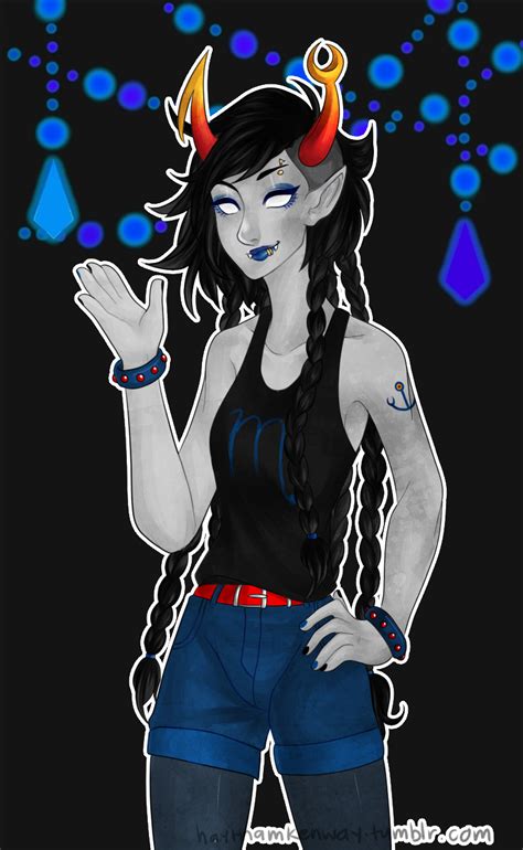 Mspa Booru Dream Ghost Haythamkenway Solo Vriskas Punk Outfit Vriska Serket 146938
