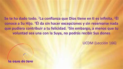 Frase De Un Curso De Milagros La Casa De Jave