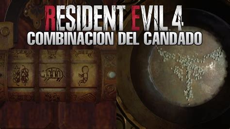 Resident Evil 4 Remake Combinación del armario de la mansión