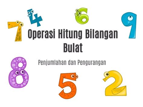 PPT Oprasi Hitung Bilangan Bulat PowerPoint Presentation Free