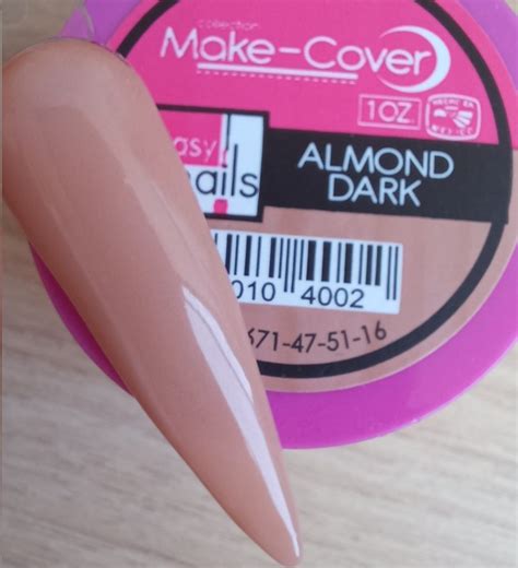 Fantasy Nails Acrilico Almond Dark Panic Beauty
