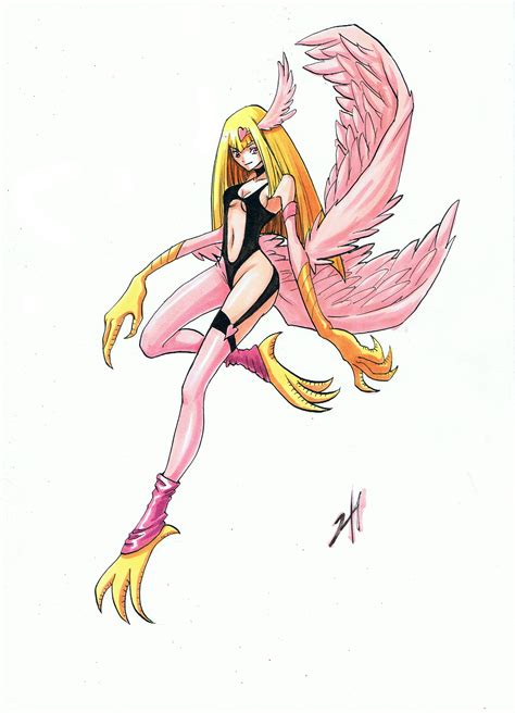 Harpie Girl Yu Gi Oh Drawn By Hl930211 Danbooru