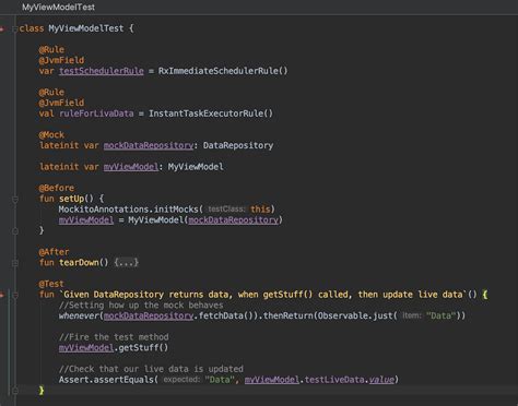 test driven development in android using mvvm rxjava and livedata by teo boon keat medium