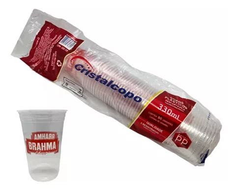 Vasos De Pl Stico Personalizados Brahma Ml Mercadolibre