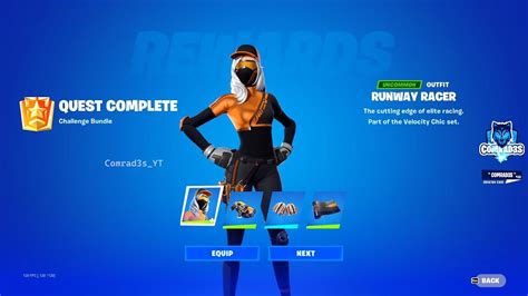 Free Runway Racer Skin Bundle In Fortnite Chapter Season