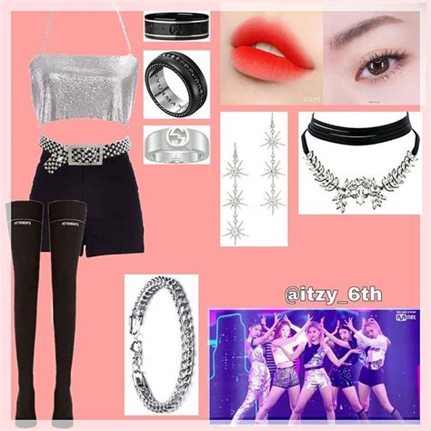 6TH MEMBER OF ITZY OUTFITS в Instagram MGMA ITZY Intro ICY